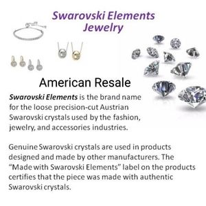 Swarovski | Jewelry | Swarovski Crystals Elements Boho Tennis Slider ...
